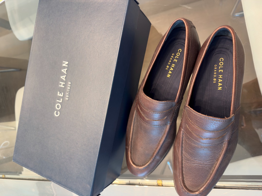 Cole Haan - Men's Jefferson Grand Penny Loafer - Burnt Umber - Size 10M ...