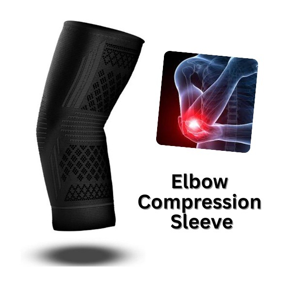 Elbow Compression Sleeve, Elbow Brace For Tendonitis and Tennis Elbow ...