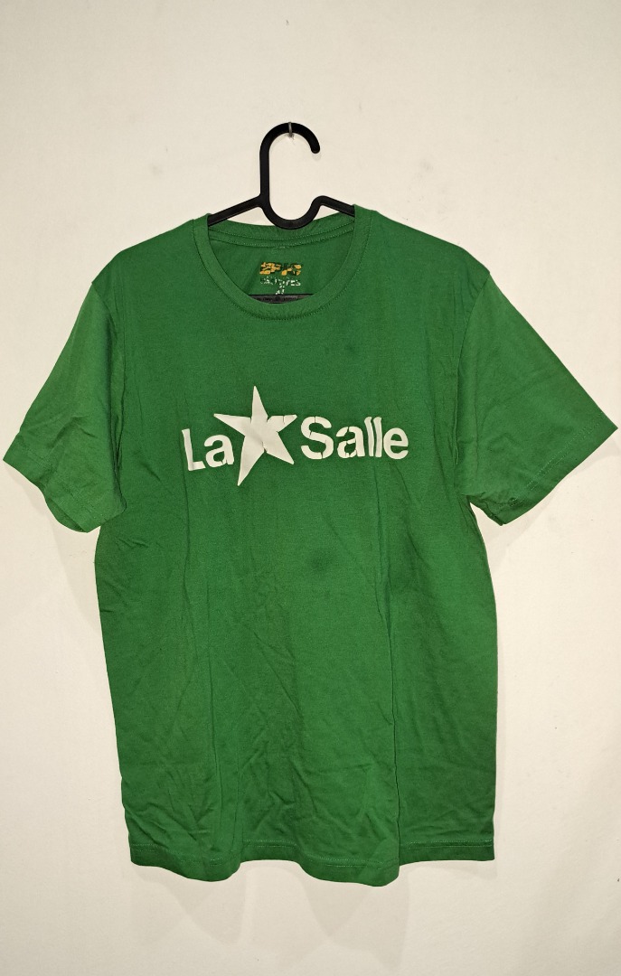 EPIC BASICS: Green Shirt with DLSU Design, Men's Fashion, Tops & Sets ...