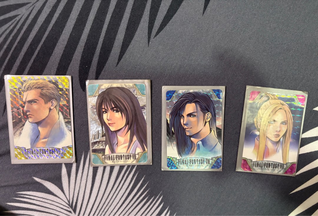 Final Fantasy VIII Holographic Art Cards (Laguna, Rinoa, Seifer ...