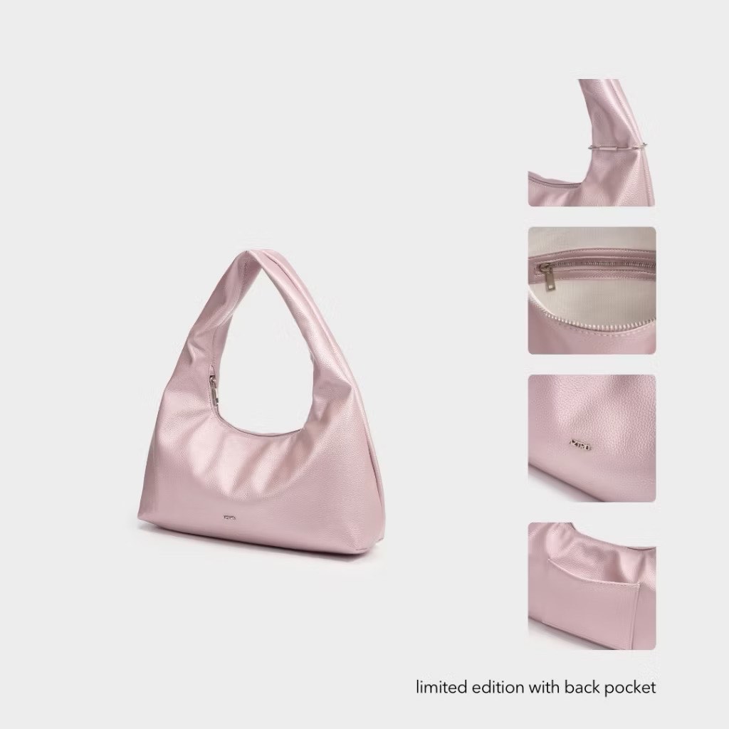 FS: Aztrid Metallic Pink Hobo Bag in Small, Women's Fashion, Bags ...