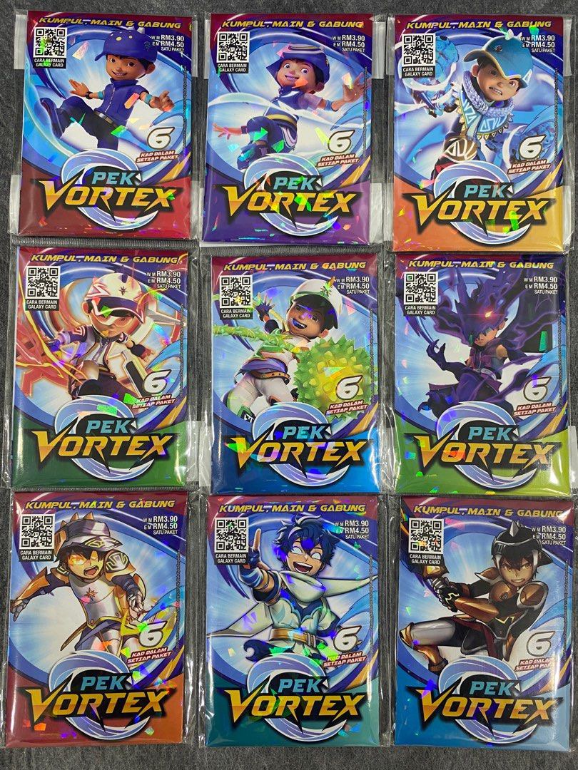 FULL SET PEK VORTEX 2022 [SEALED] - MONSTA BOBOIBOY GALAXY CARD, Hobbies & Toys, Toys & Games on ...