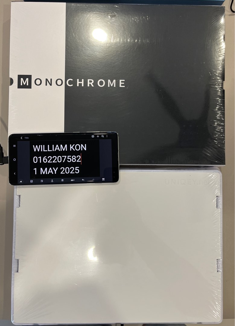 GMK MONOCHROME R2 CHROME & BASE KEYCAPS, Computers & Tech, Parts ...