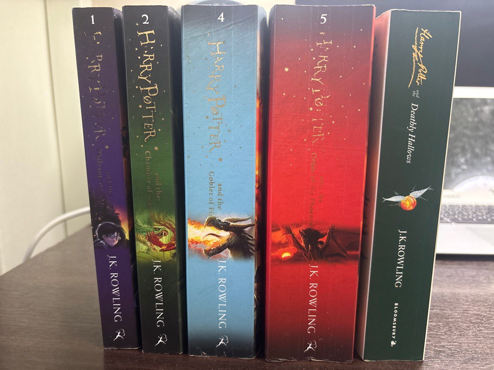 Harry Potter 5 Book Set, Hobbies & Toys, Books & Magazines, Fiction ...