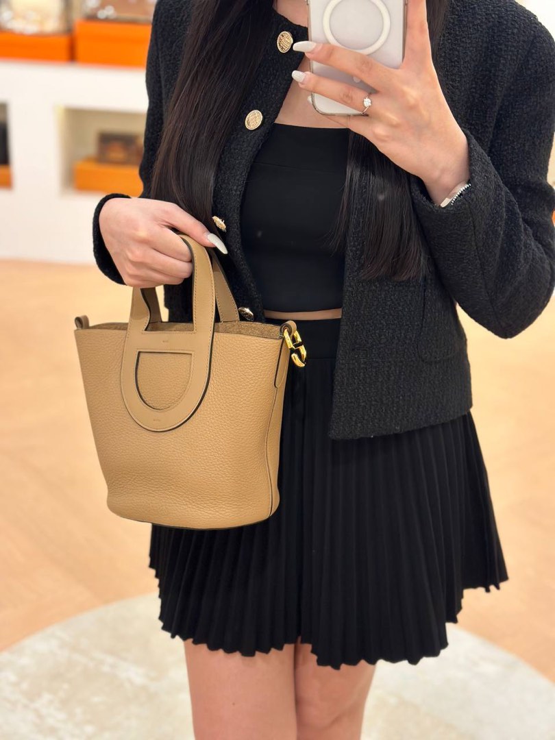 Hermes In The Loop 18 Chai, Luxury, Bags & Wallets on Carousell