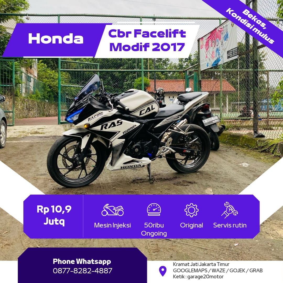 Honda CBR 150cc pgm Fi modif, Motor di Carousell