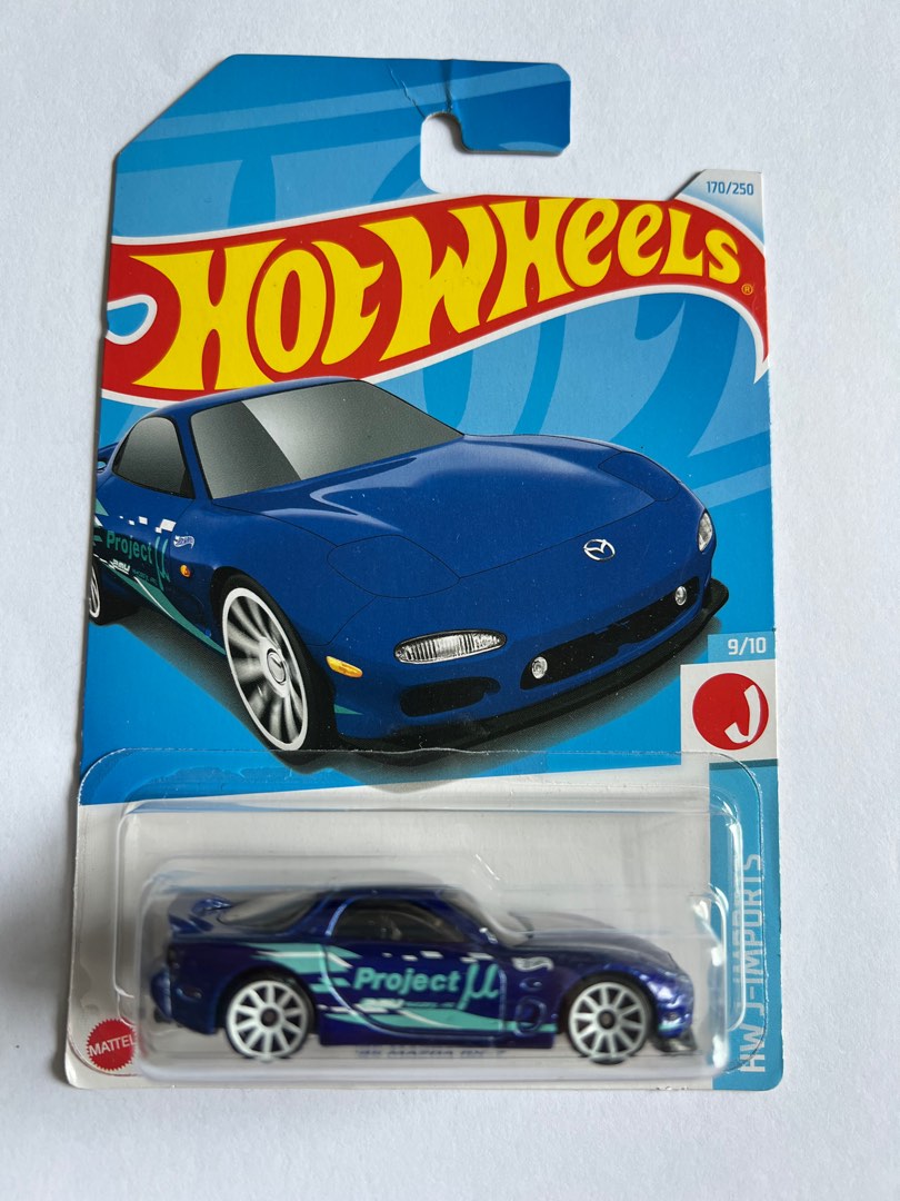 Hotwheels Mazda RX7 FD3S in project Mu livery, 興趣及遊戲, 玩具 & 遊戲類 - Carousell