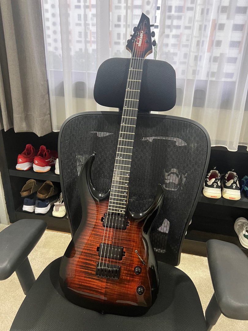 Jackson Pro Misha Mansoor Juggernaut HT6FM, Trans Red Burst , Hobbies ...