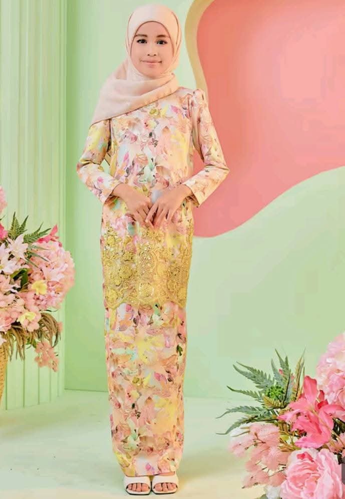 JOANNA MINAZ KURUNG KIDS, Women's Fashion, Muslimah Fashion, Baju ...