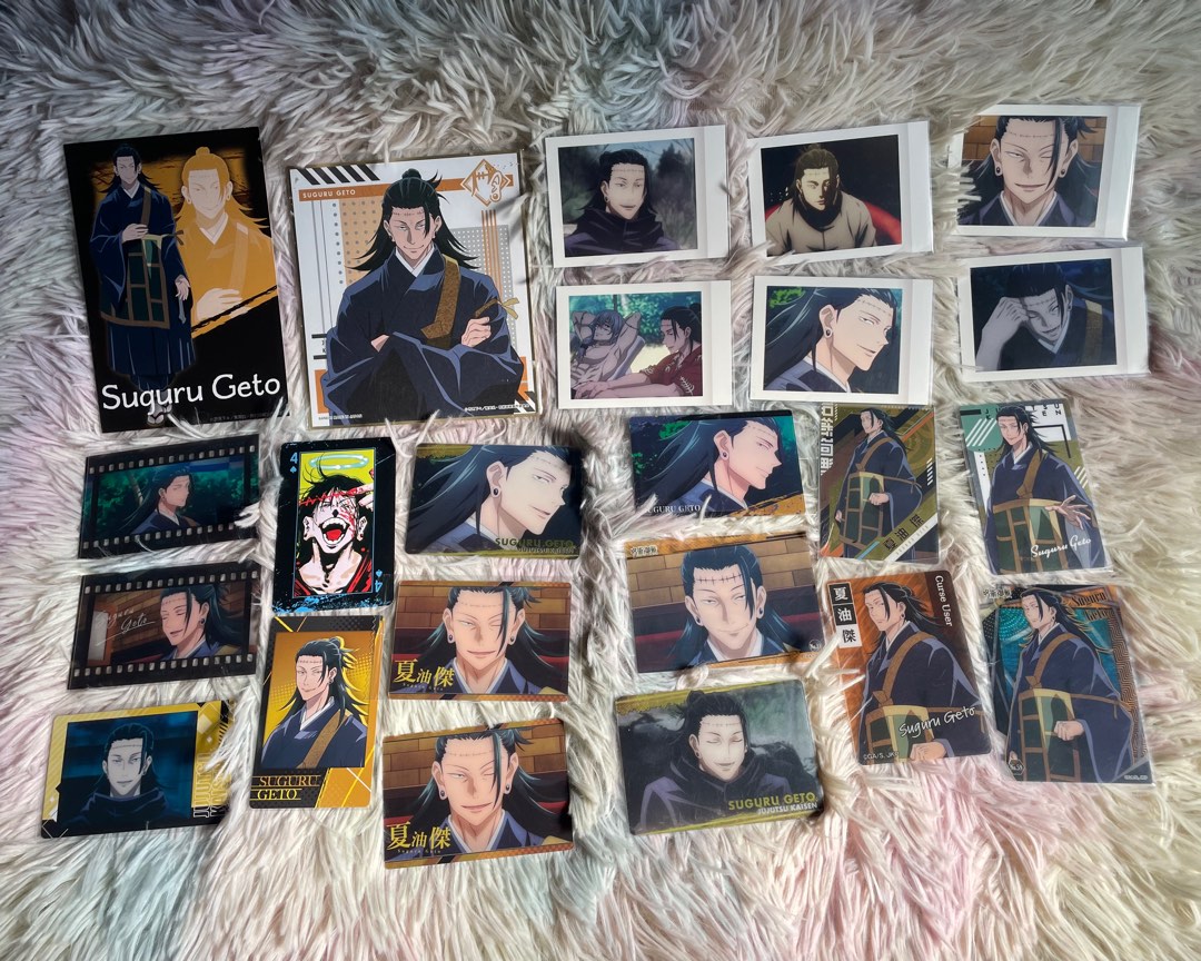JUJUTSU KAISEN (JJK) ~ Suguru Geto/Kenjaku paper card merch SET ...