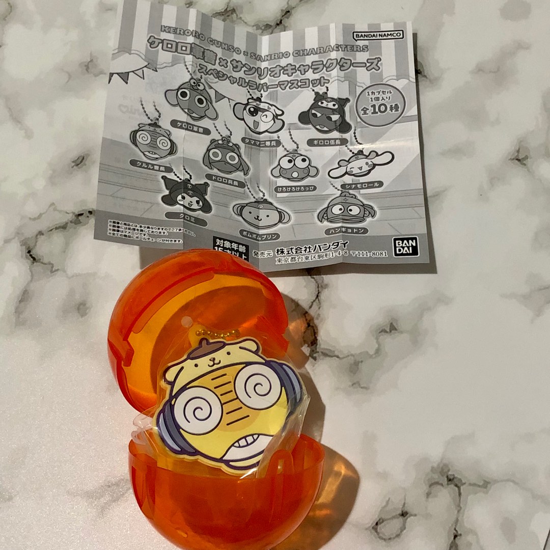 Keroro Gunso x Sanrio Characters Gachapon Official Merchandise ...