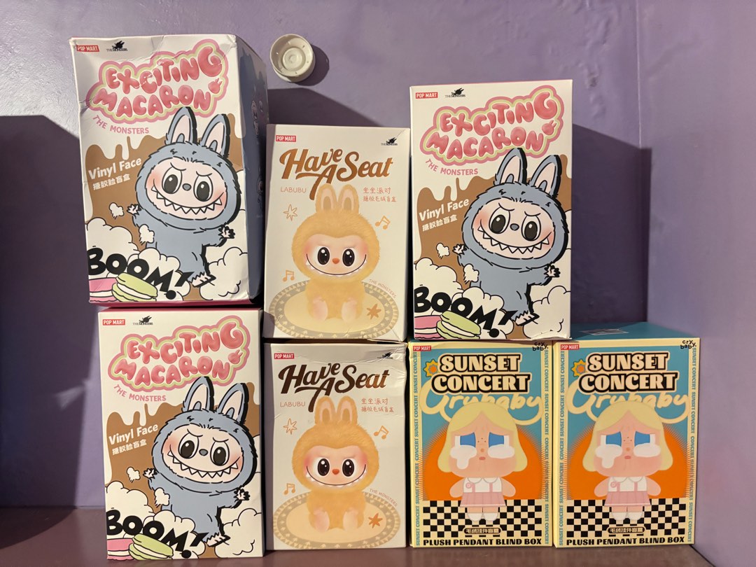 Labubu and Cry baby, Hobbies & Toys, Toys & Games on Carousell