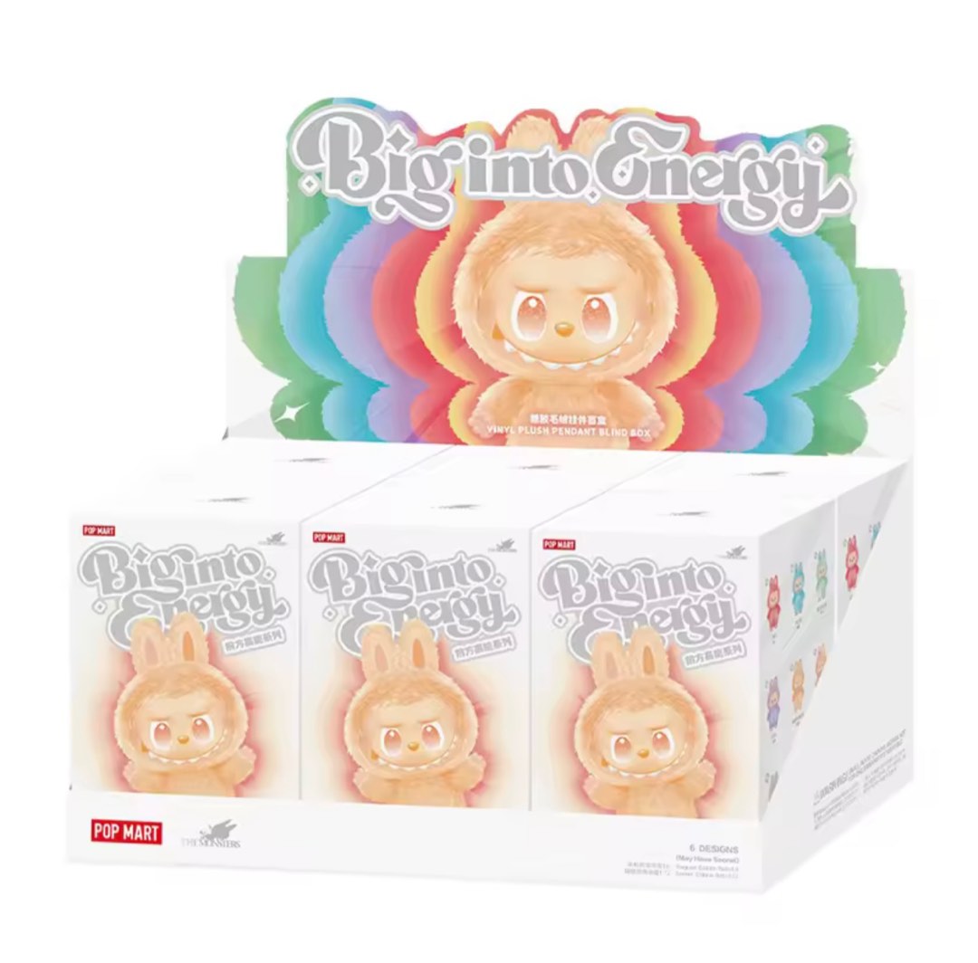 Labubu Big Into Energy - Popnow Confirmed Design Full Set (6 pcs ...