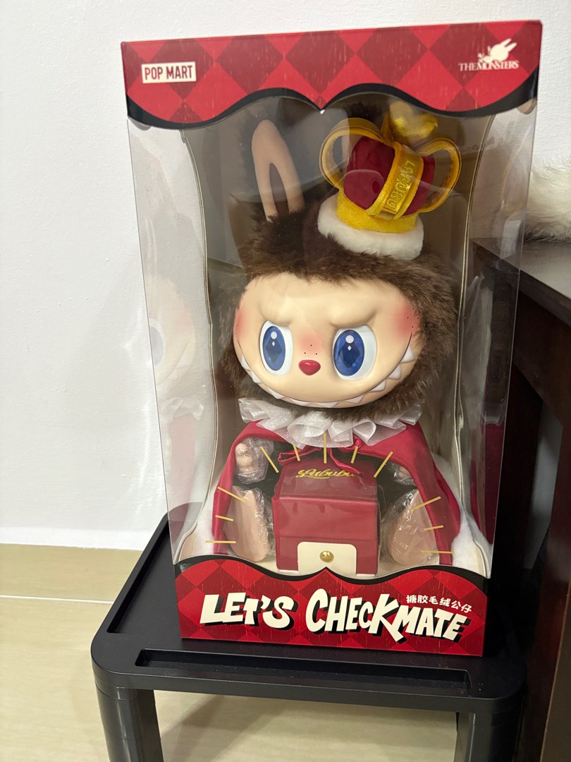 Labubu checkmate king, Hobbies & Toys, Toys & Games on Carousell