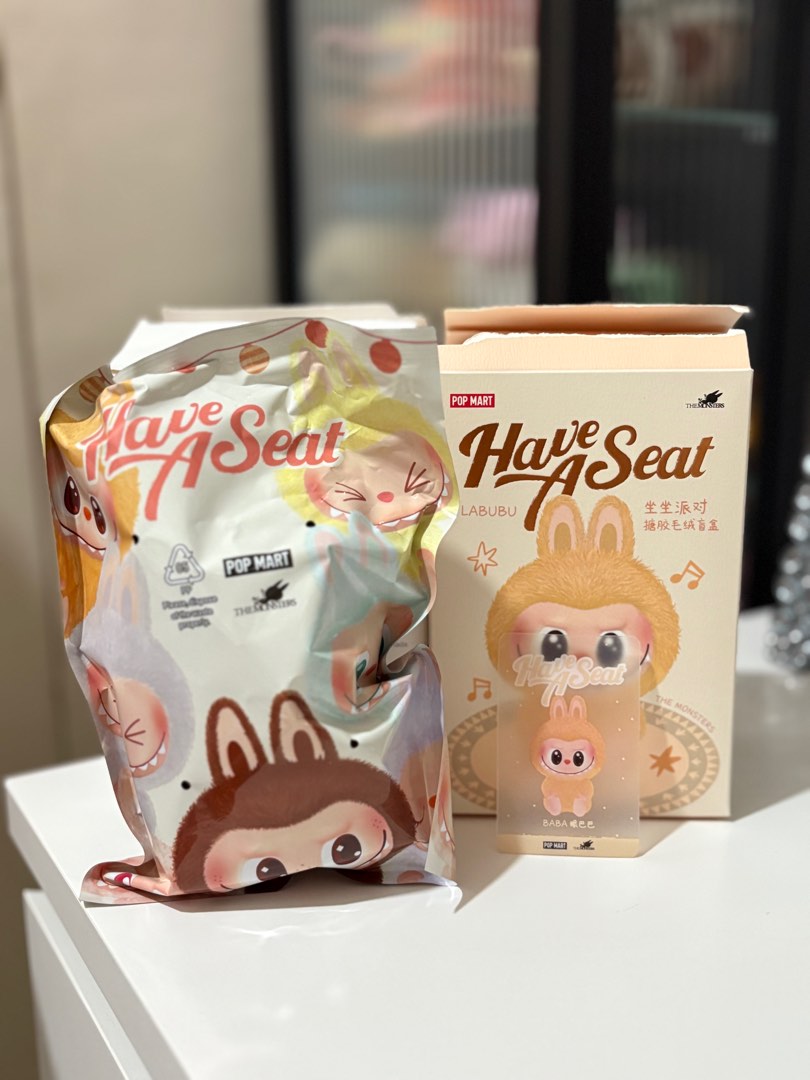 Labubu Have a Seat - Baba, Hobbies & Toys, Toys & Games on Carousell