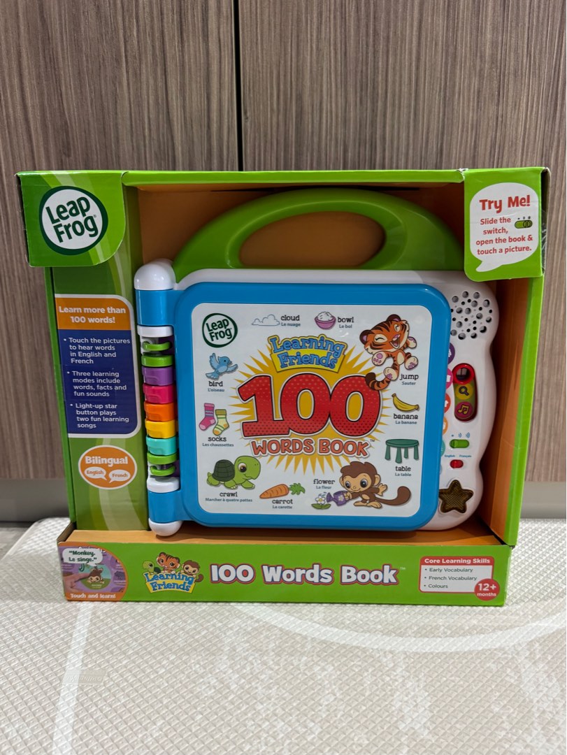 Leapfrog 100 words, Babies & Kids, Infant Playtime on Carousell