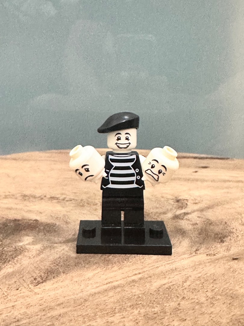 Lego Minifigures 8684 Series 2 Mime, Hobbies & Toys, Toys & Games on ...