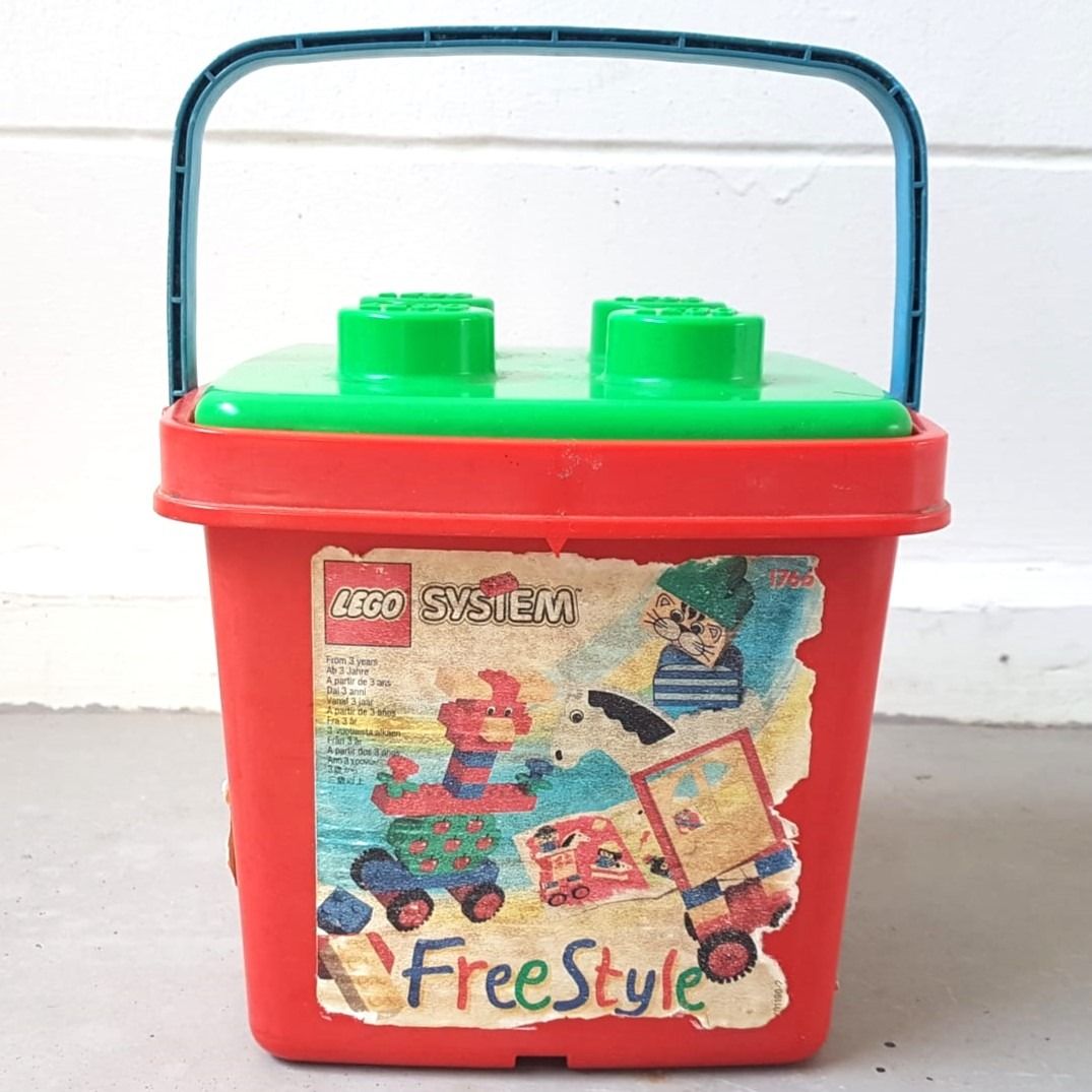 LEGO System, Model 1766, Free Style Bucket, Original LEGO Toy Bricks ...