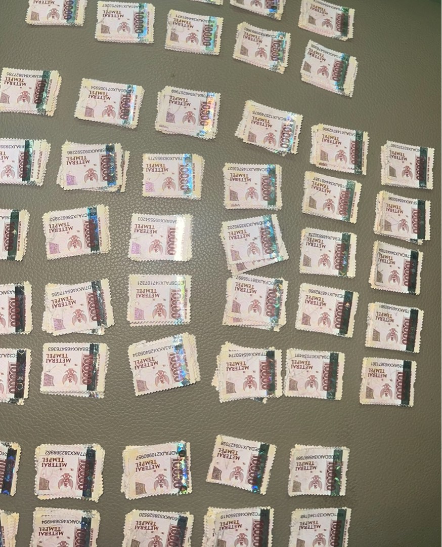 Materai 10000 7500/pcs , meterai 10000, perangko, Antik, Filateli di ...