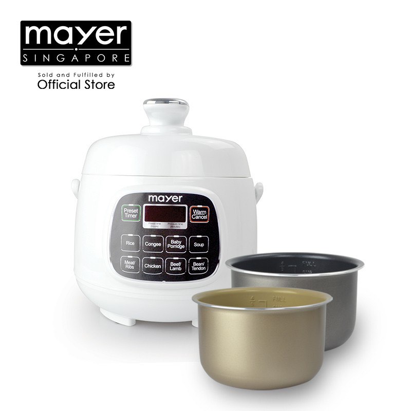 Mayer 1.6L Mini Pressure Cooker MMPC1650, TV & Home Appliances, Kitchen ...