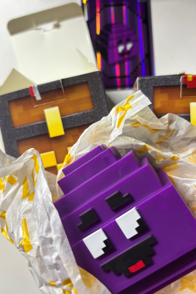 minecraft grimace egg with code, Hobbies & Toys, Toys & Games on Carousell