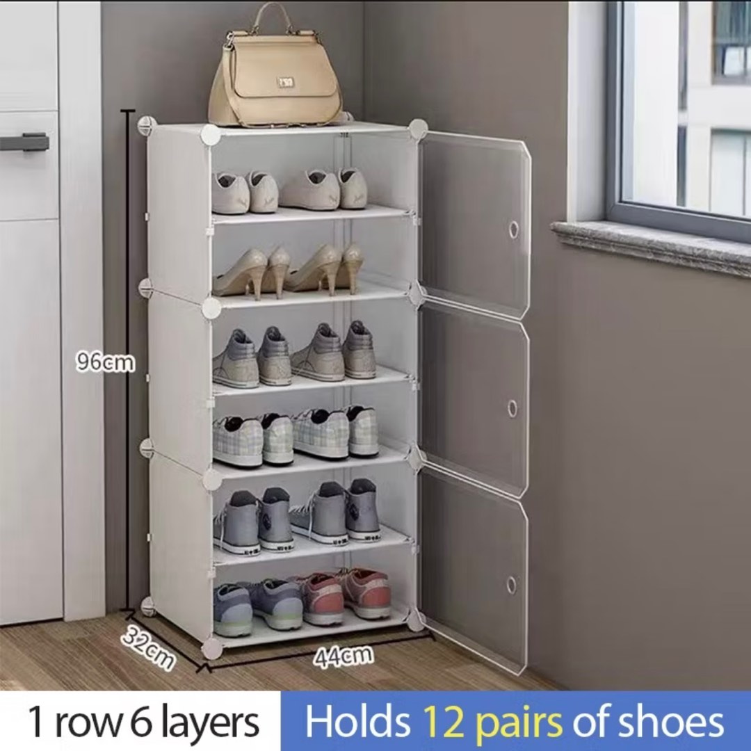 Modular Shoe Cabinet | Plastic Shoe Rack | Stackable Shoe Storage ...