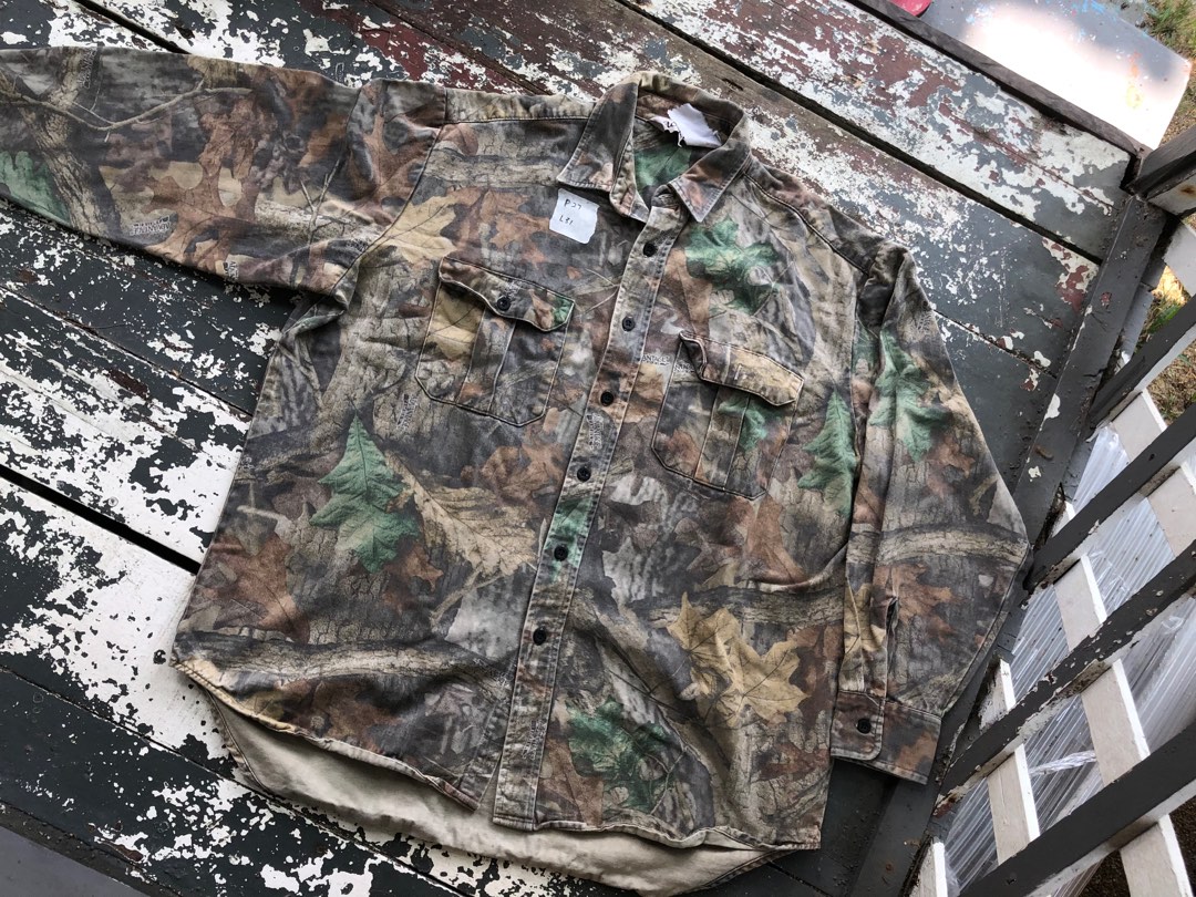 Mossy forest advatage timber vintage walls, Men's Fashion, Tops & Sets ...