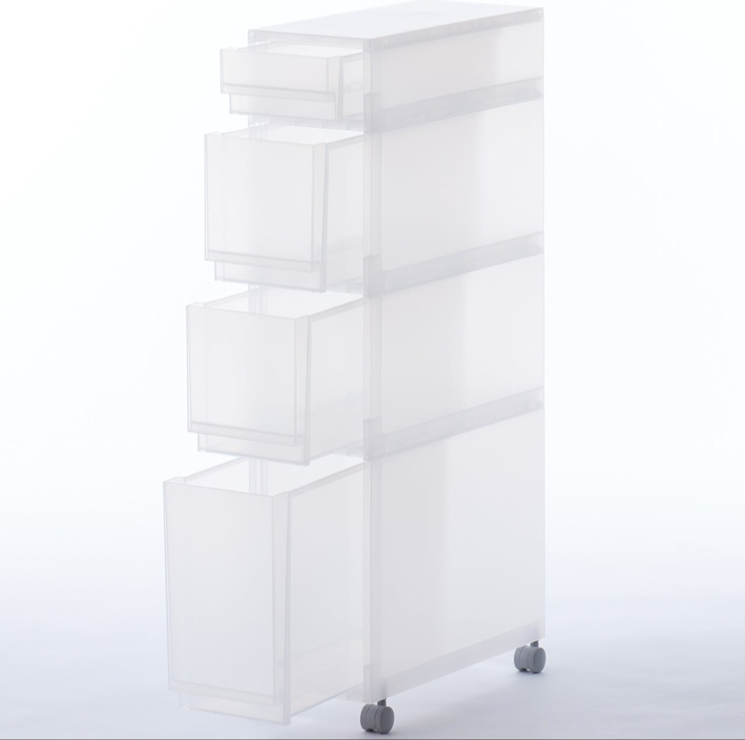 Muji Storage Drawer with wheels, Furniture & Home Living, Home ...