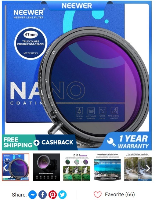 NEEWER LENS AND FILTER MOUNT, Photography, Lens & Kits on Carousell