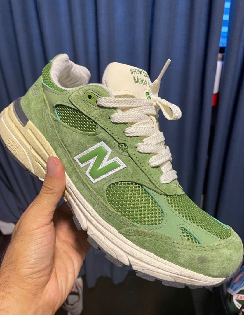 New Balance 993 chive, Men's Fashion, Footwear, Sneakers on Carousell