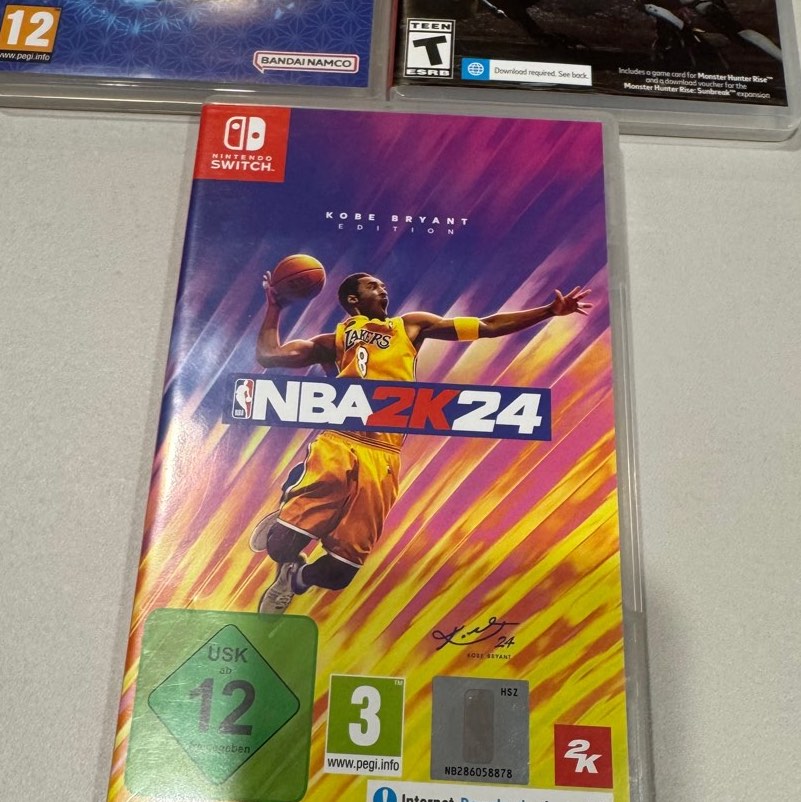 Nintendo Switch Game KOBE BRYANT NBA 2K24 EDITION NBA2K24 NINTENDO ...