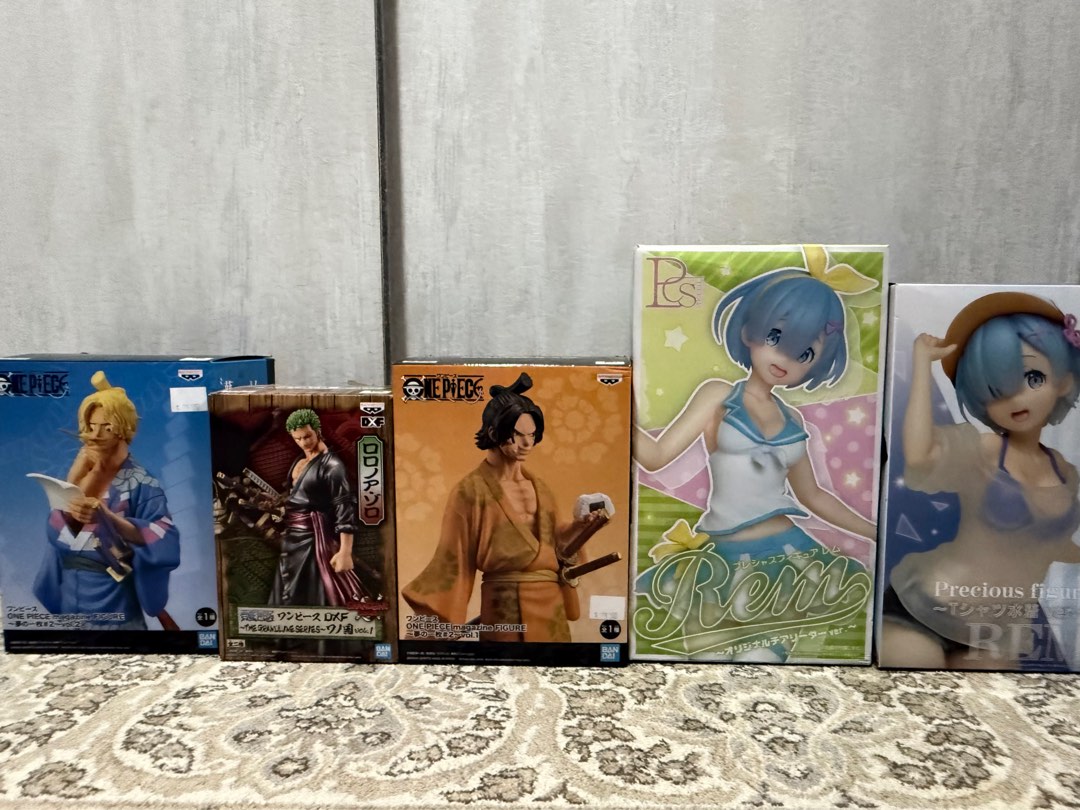 One Piece / Re:Zero / Zoro / Ace / Sabo / Rem Figures for sale, Hobbies ...