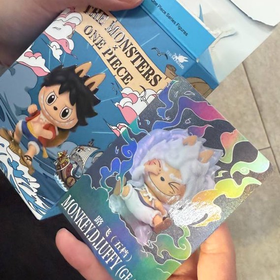 One piece labubu secret (gear 5 luffy), Hobbies & Toys, Toys & Games on ...