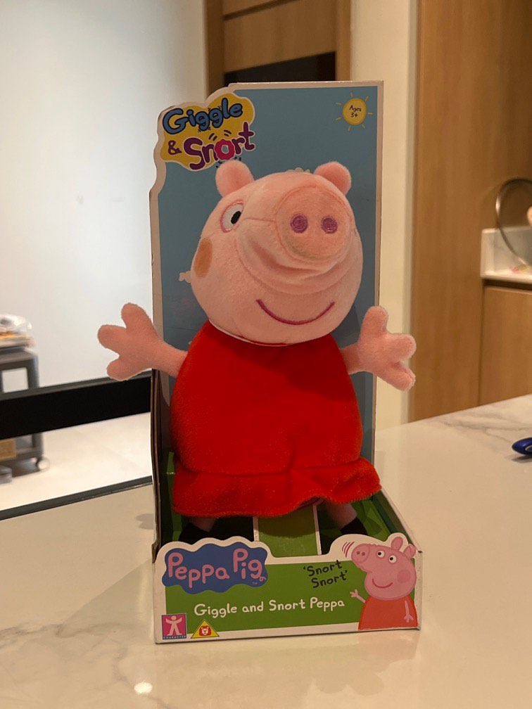 Peppa Pig Giggle Snort Talking Hasbro Official New, Hobbies & Toys ...