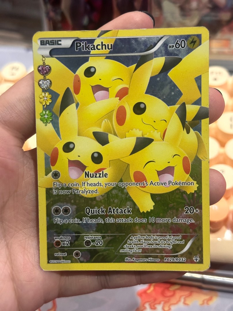 Pikachu #RC29 from Pokemon Generations, Hobbies & Toys, Toys & Games on ...