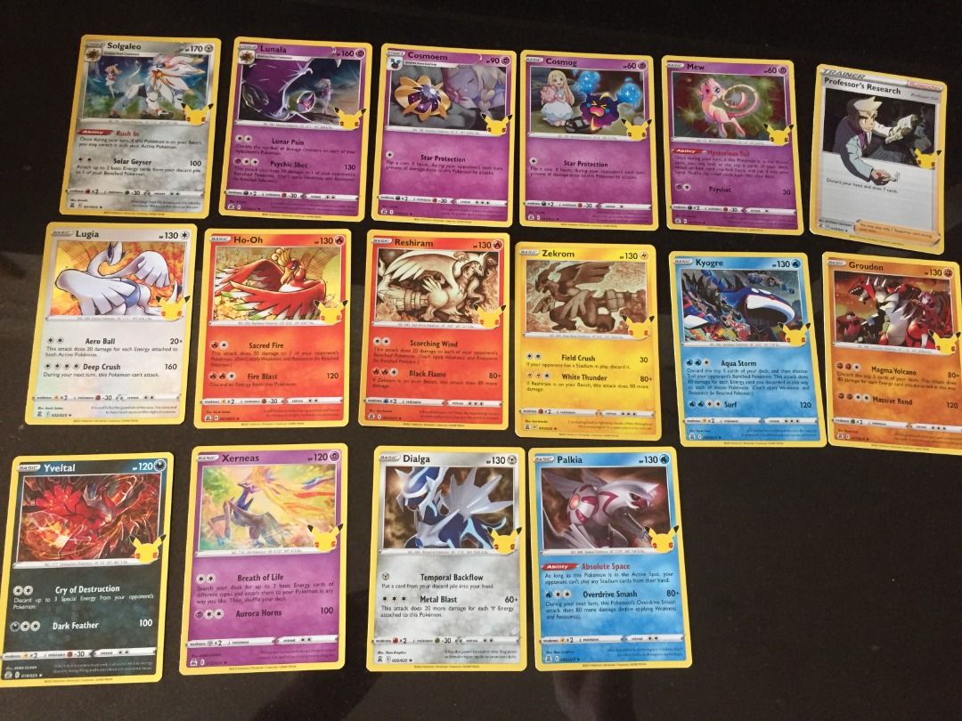 pokemon card ptcg tcg 25th celebrations 25周年 寵物小精靈 寶可夢 美版 卡, 興趣及遊戲, 玩具 & 遊戲類 - Carousell