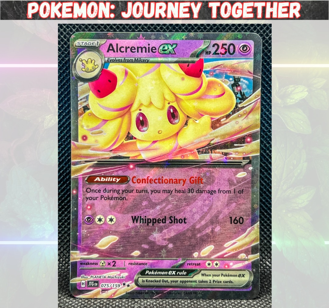 Pokemon: Scarlet & Violet - Journey Together: Alcremie ex, Hobbies & Toys, Toys & Games on Carousell