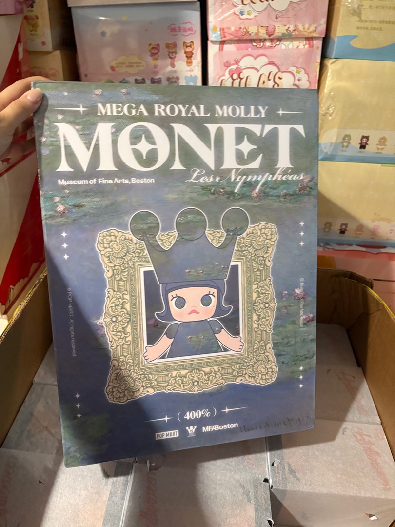 POPMART MEGA ROYAL MOLLY 400% MONET (BOX 2), Hobbies & Toys, Toys ...
