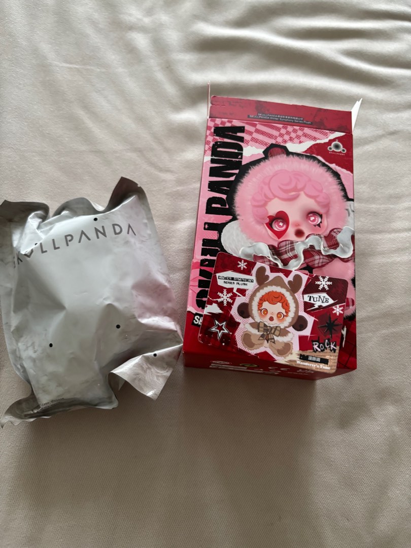 Popmart Skull Panda Winter Symphony Plush Pendent - Wanderer’s Tune ...