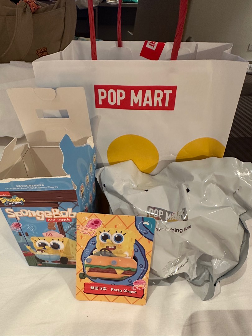 Popmart SpongeBob Best Friends Series [Patty Wagon], Hobbies & Toys ...