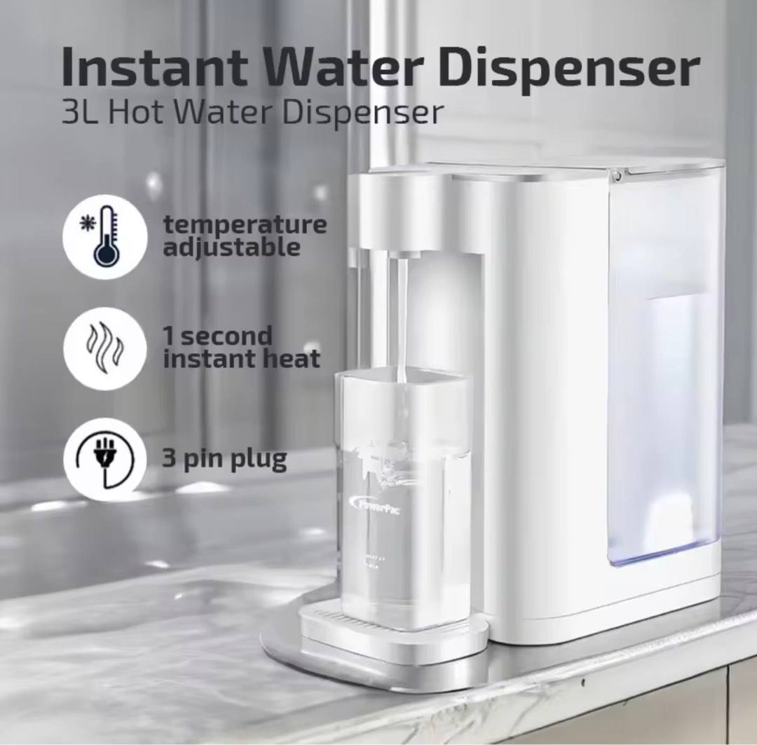 PowerPac 3L Instant Water Dispenser, TV & Home Appliances, Kitchen ...