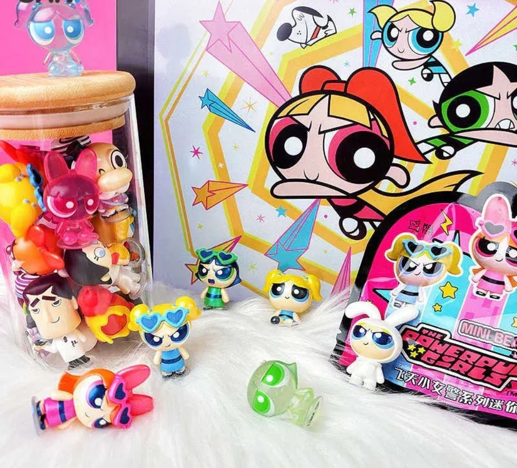PPG Powerpuff Girls Mini Beans Bracelet Charm Keychain DIY Board Game ...