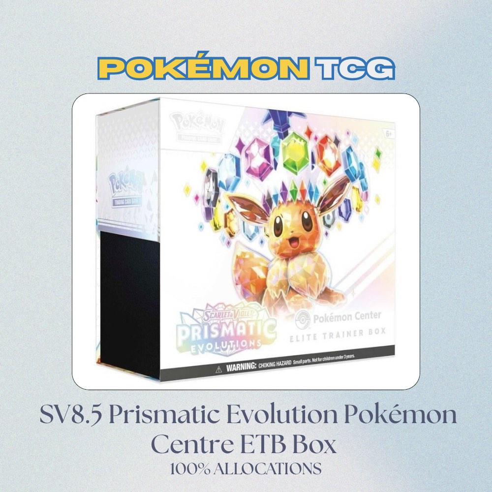 [PRE ORDER] Pokémon TCG SV8.5 Prismatic Evolution Pokémon Centre ETB ...