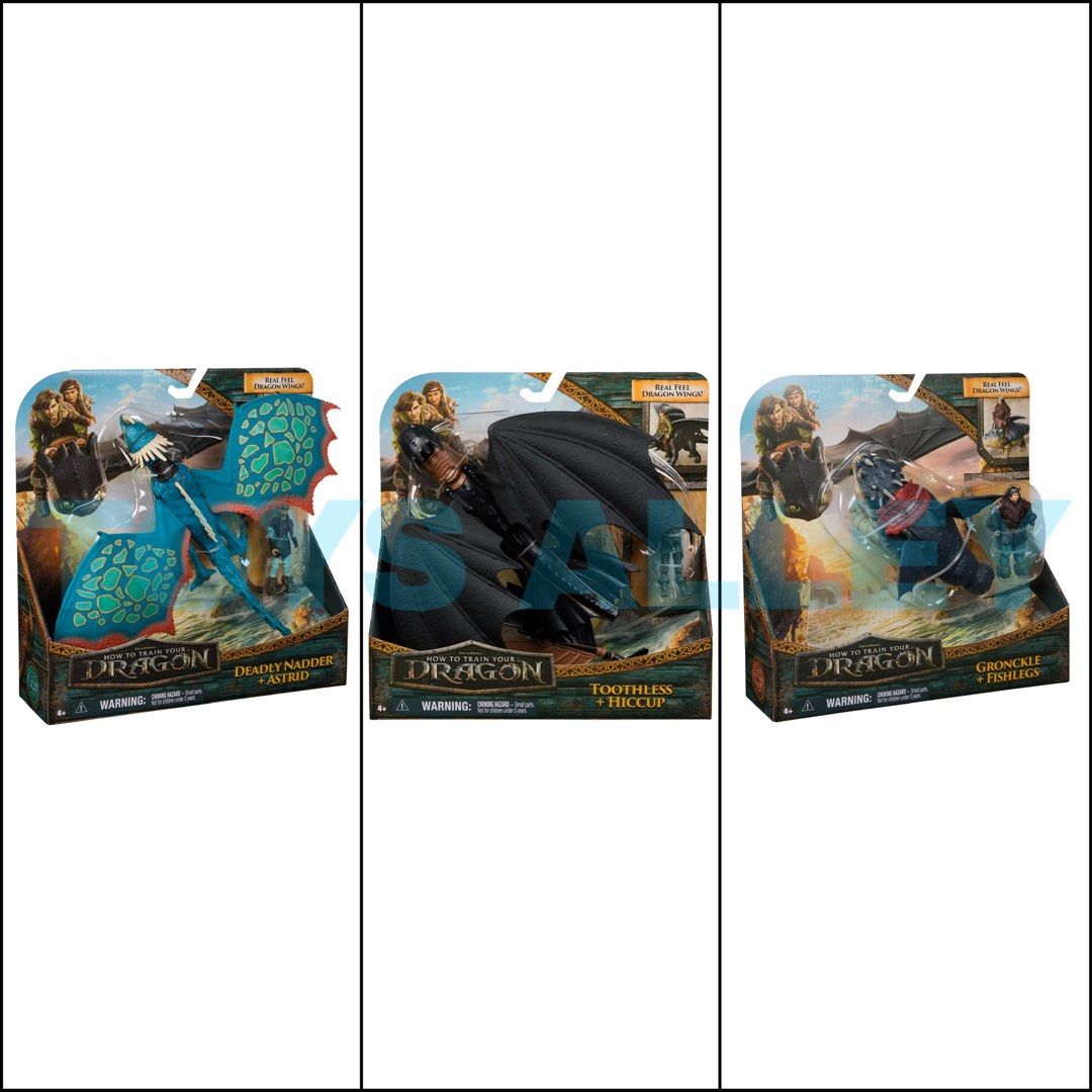[Preorder] How to Train Your Dragon Movie Dragon & Viking Series ...