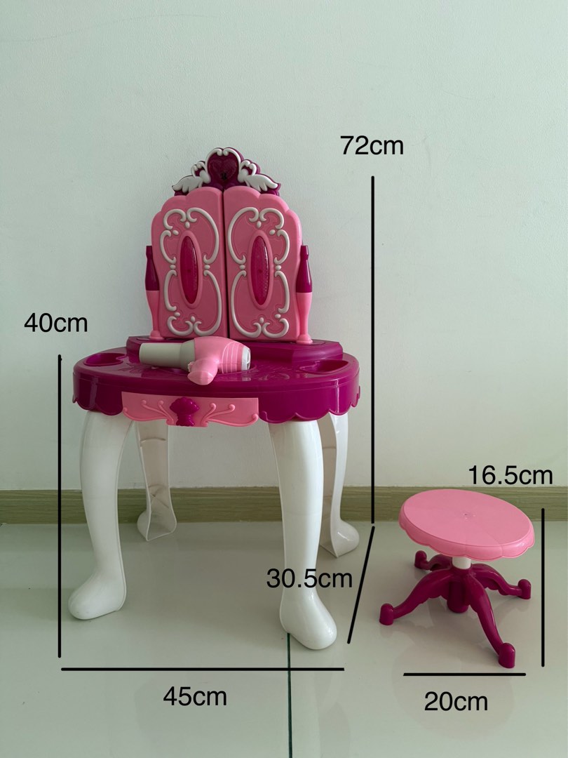 Princess dressing make up table beauty set with music and light ...