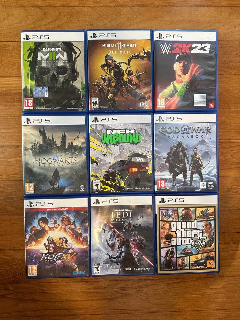 PS5 game Call of duty modern warfare / Mortal kombat 11 / W2k23 ...