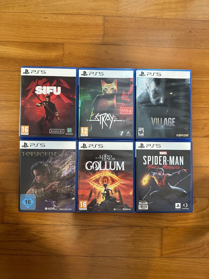 PS5 game SIFU / Stray / Village resident evil / Forspoken / The lord of ...