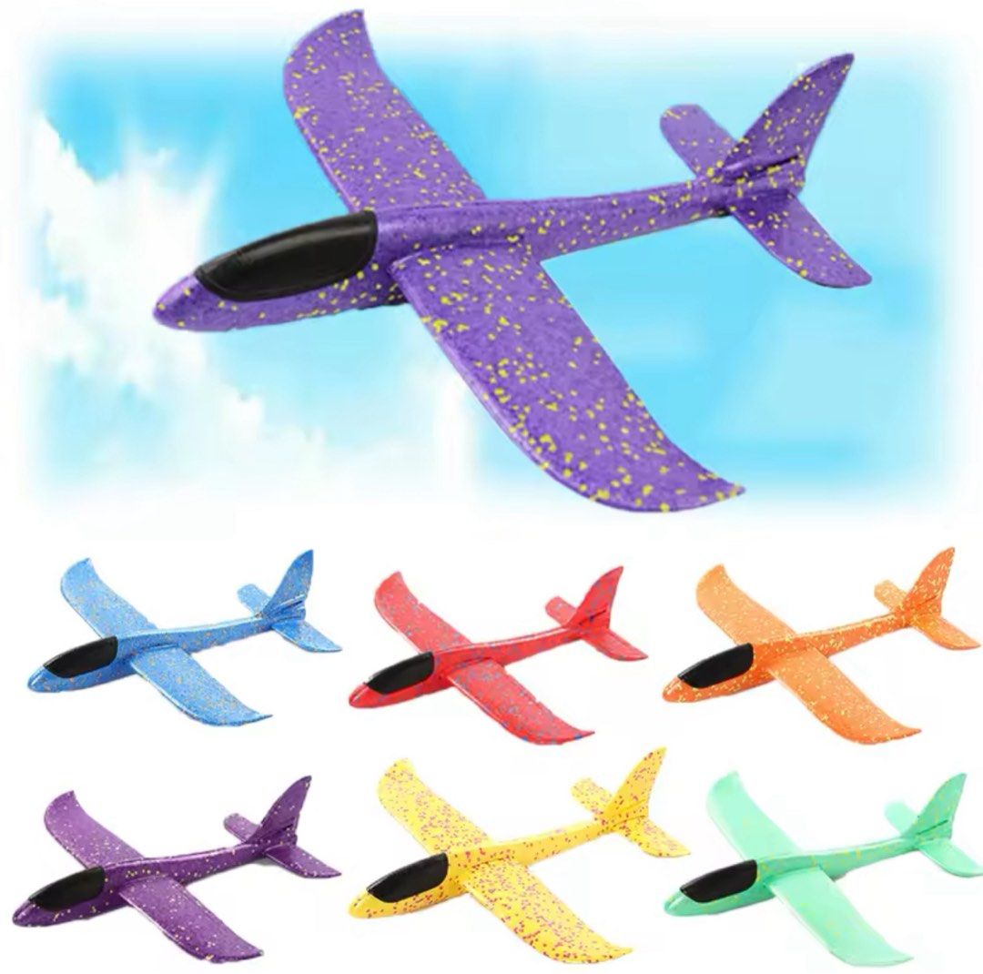 Children's DIY Hand Throwing Airplane Toy Glider Fighter Flying Toy ...