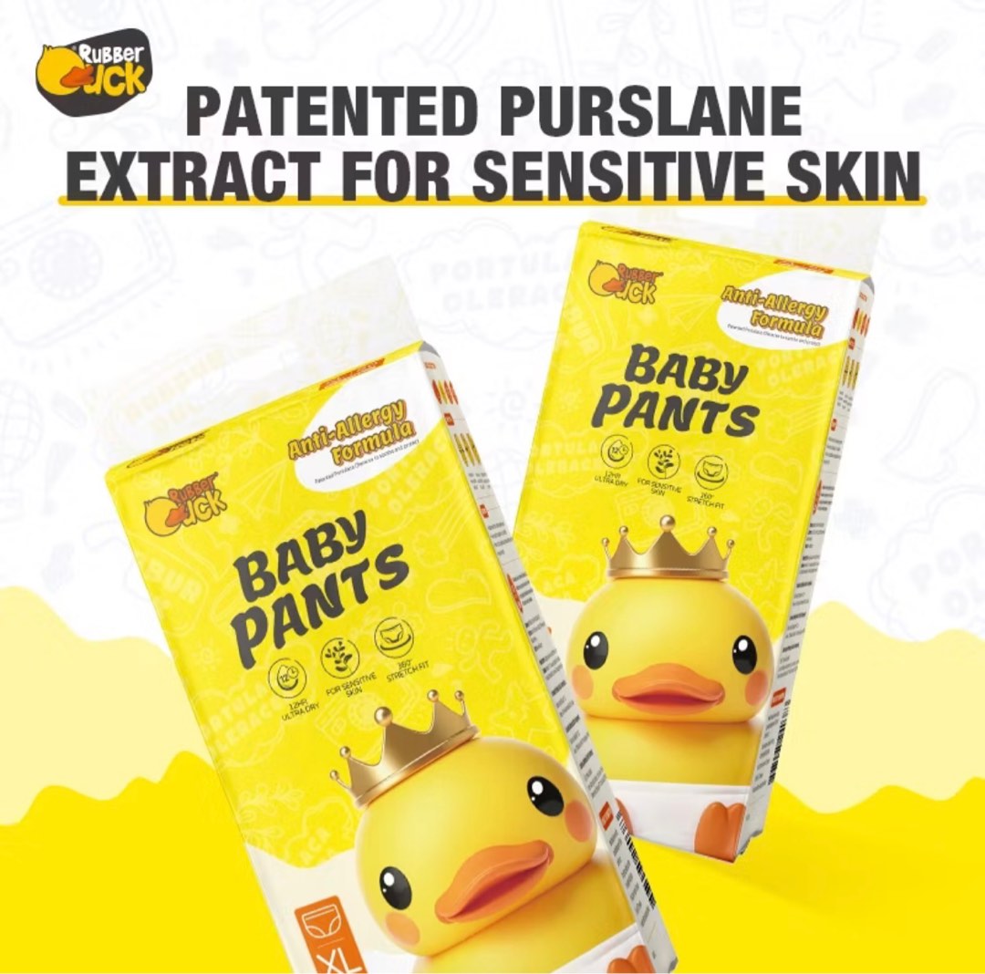 Rubber Duck Diaper - XL Size, Babies & Kids, Bathing & Changing ...