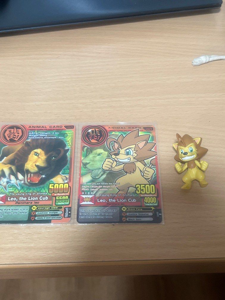 [Set] Animal Kaiser Leo the Lion cub figure and cards blind box series ...